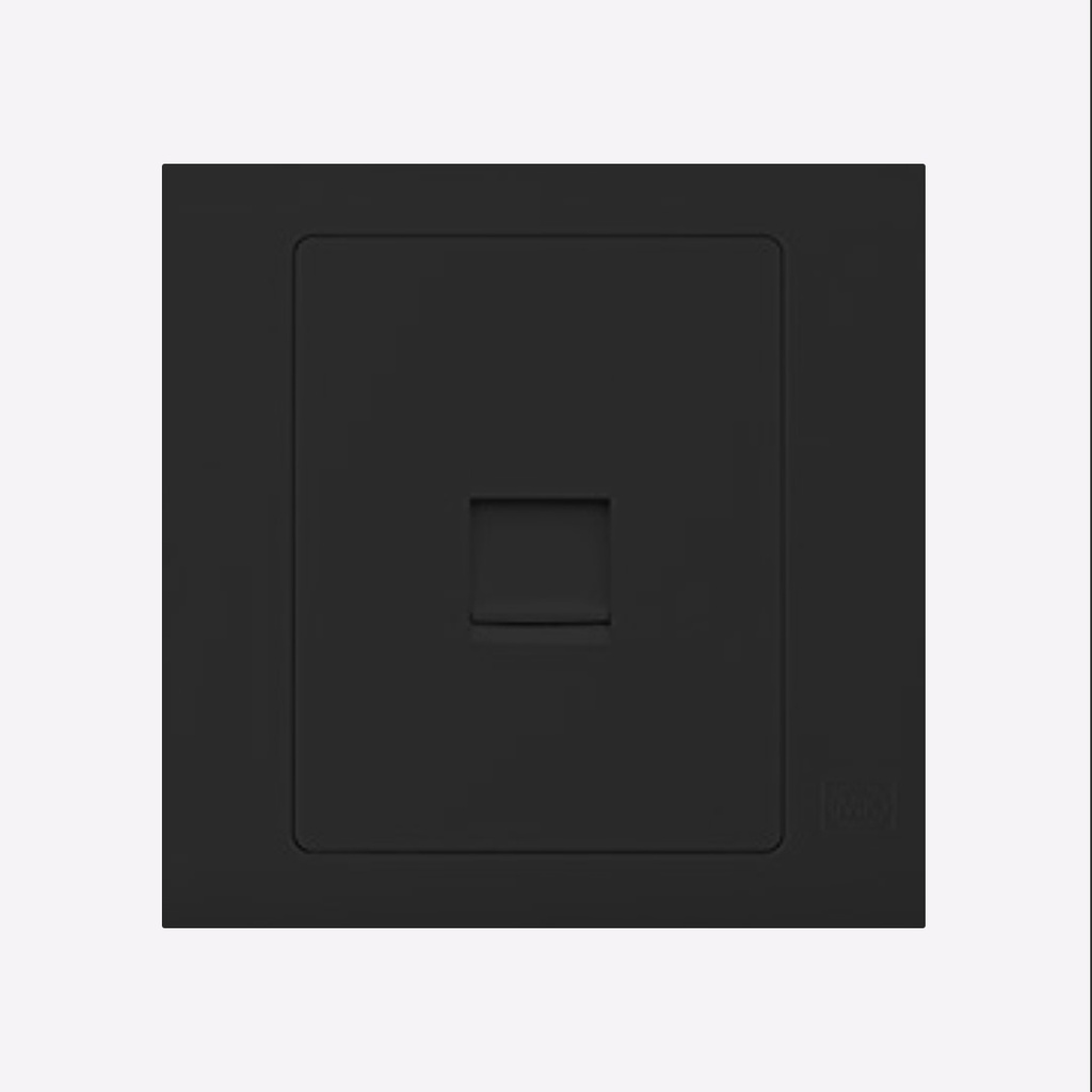 1G RJ45 DATA SOCKET ESSENTIALS MATT BLACK - MK | Plaza Middle East