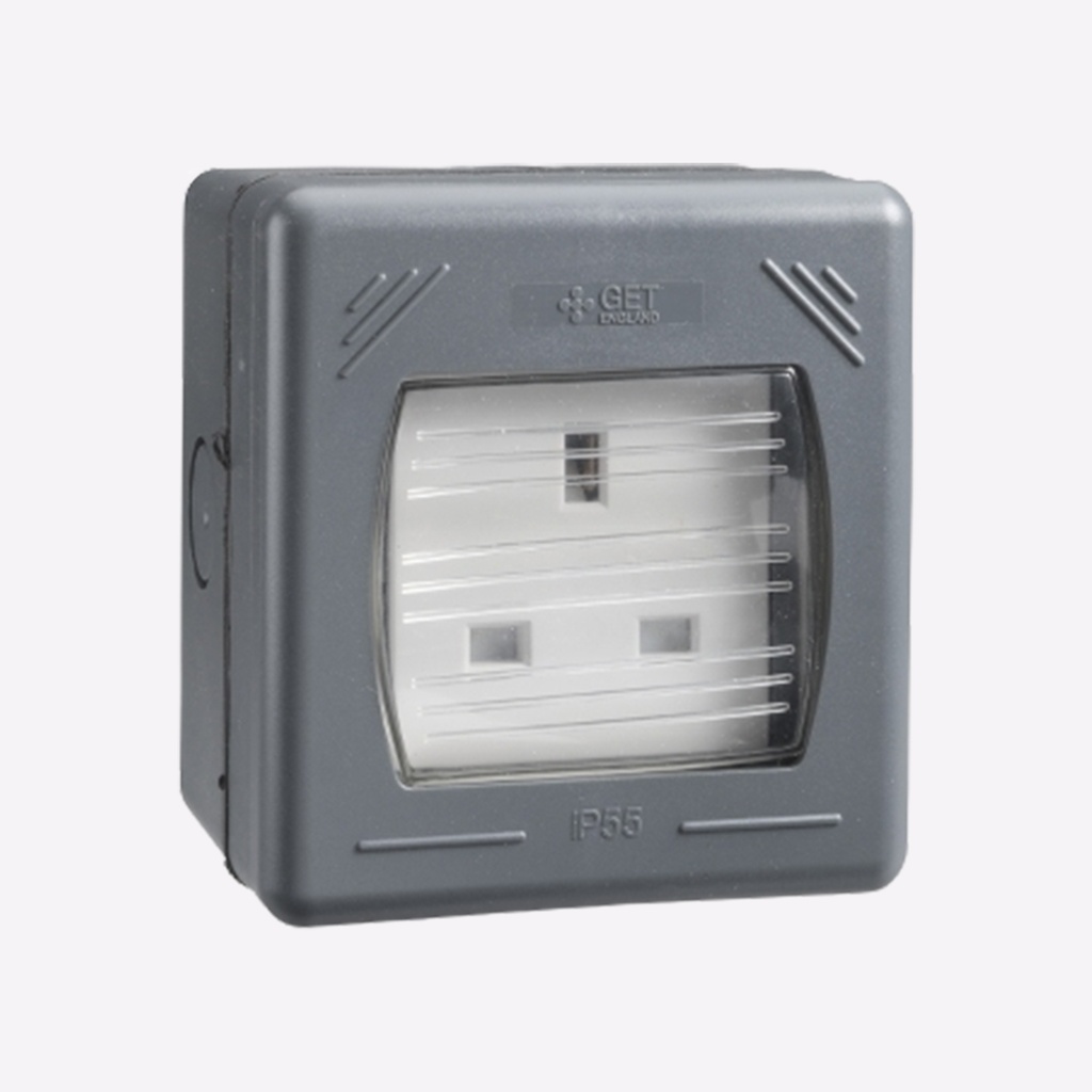13A 1G UNSWITCHED SOCKET IP55 WEATHER PROOF - SCHNEIDER | Plaza Middle East