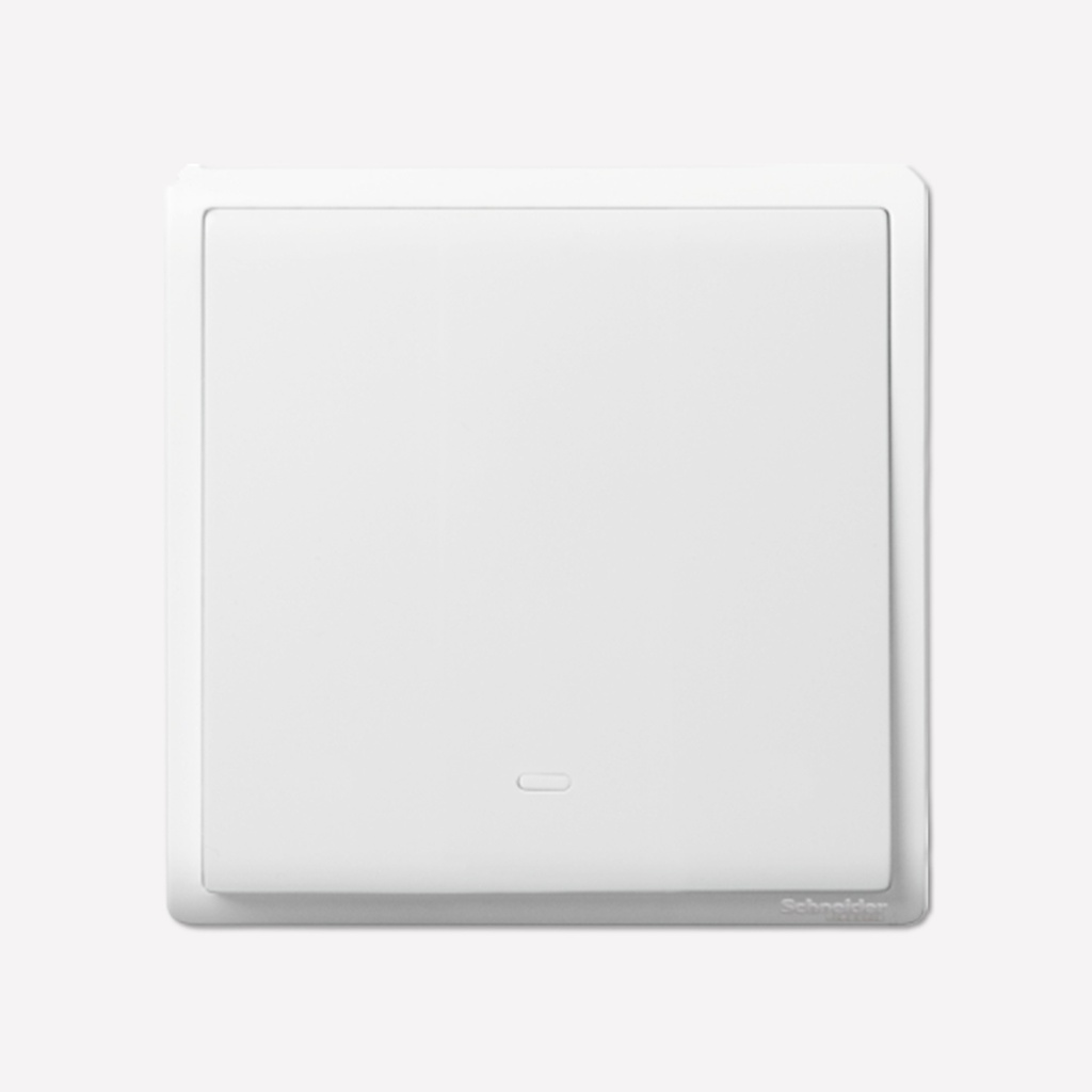 16A 1G 2WAY SWITCH PIENO WHITE - SCHNEIDER | Plaza Middle East