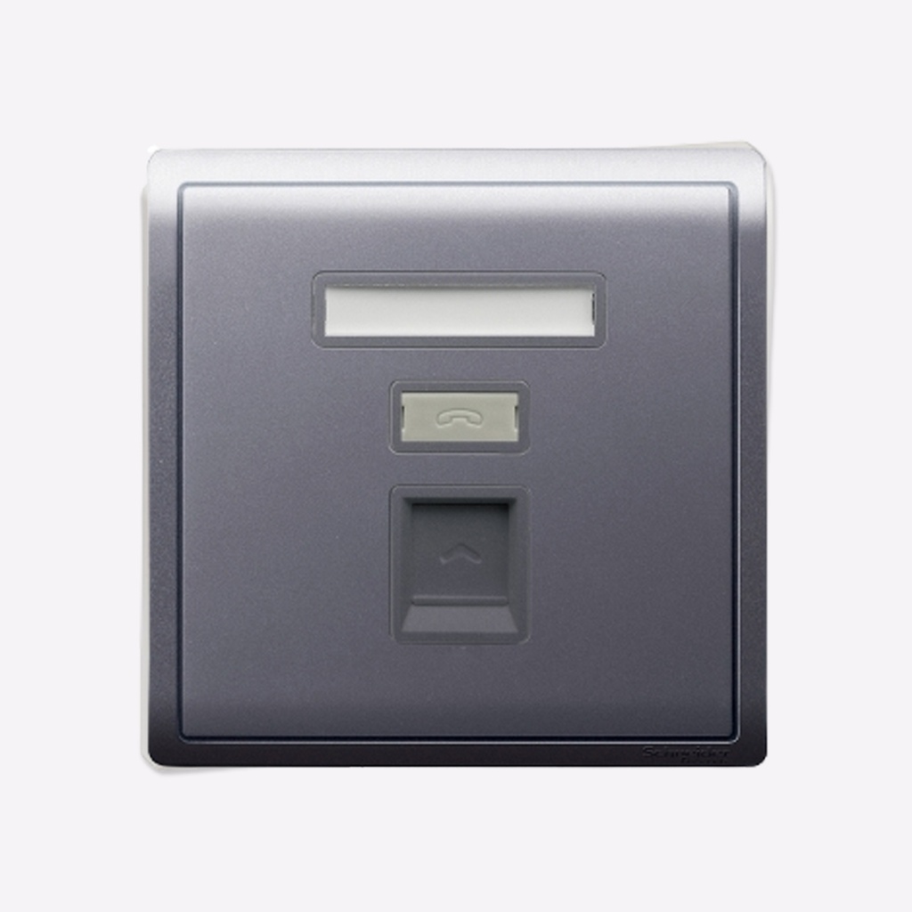 RJ45 1G DATA SOCKET PIENO MATT BLACK - SCHNEIDER | Plaza Middle East
