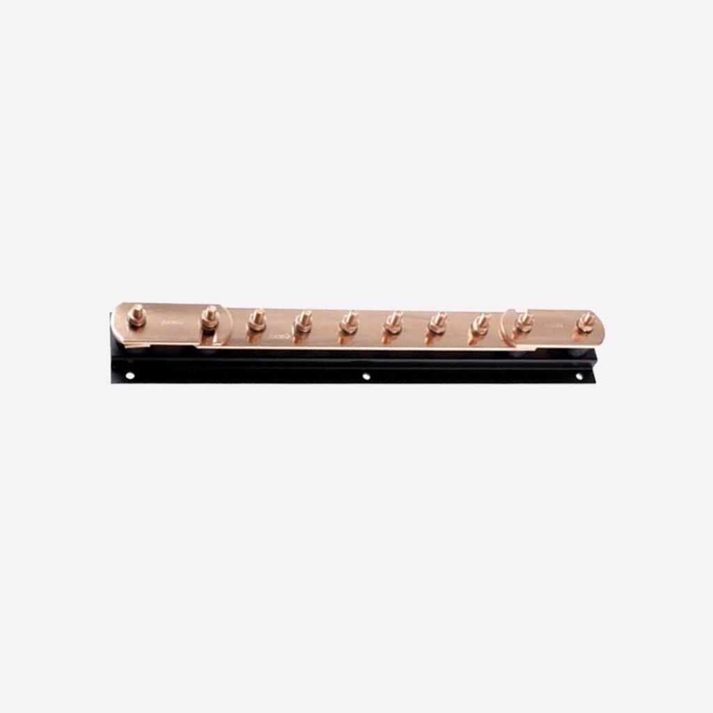 14 WAY COPPER EARTH BAR WITH TWIN DISCONNECTING LINK - ABB | Plaza ...