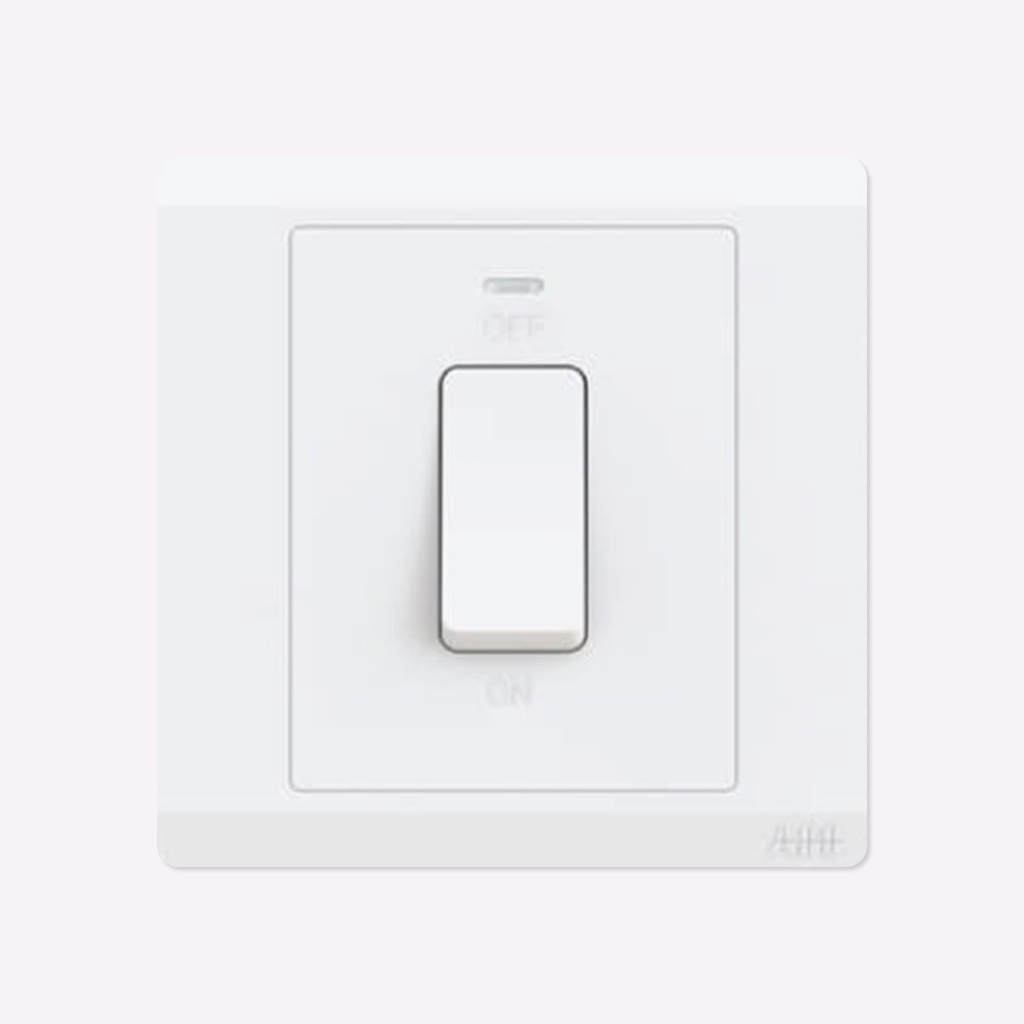 20A DP SWITCH WITH NEON INORA WHITE - ABB | Plaza Middle East