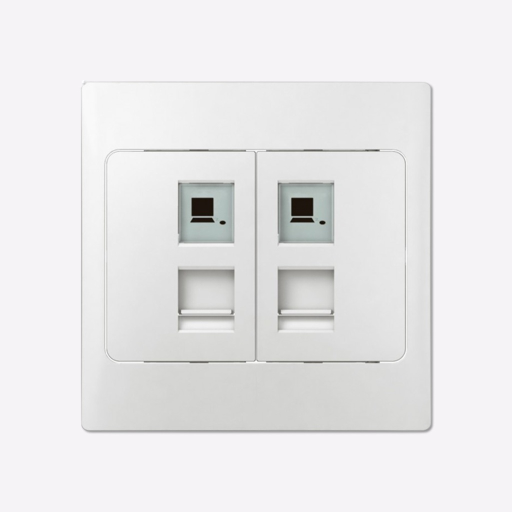 RJ45 2G DATA SOCKET MALLIA WHITE - LEGRAND | Plaza Middle East
