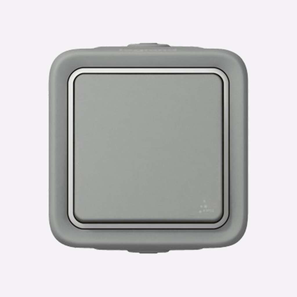 10A 1G 2WAY SWITCH W/P IP55 PLEXO GREY - LEGRAND | Plaza Middle East