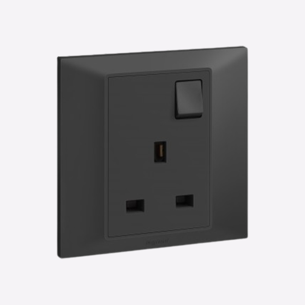 13A 1G SWITCH SOCKET BELANKO-S ANTHRACITE - LEGRAND | Plaza Middle East