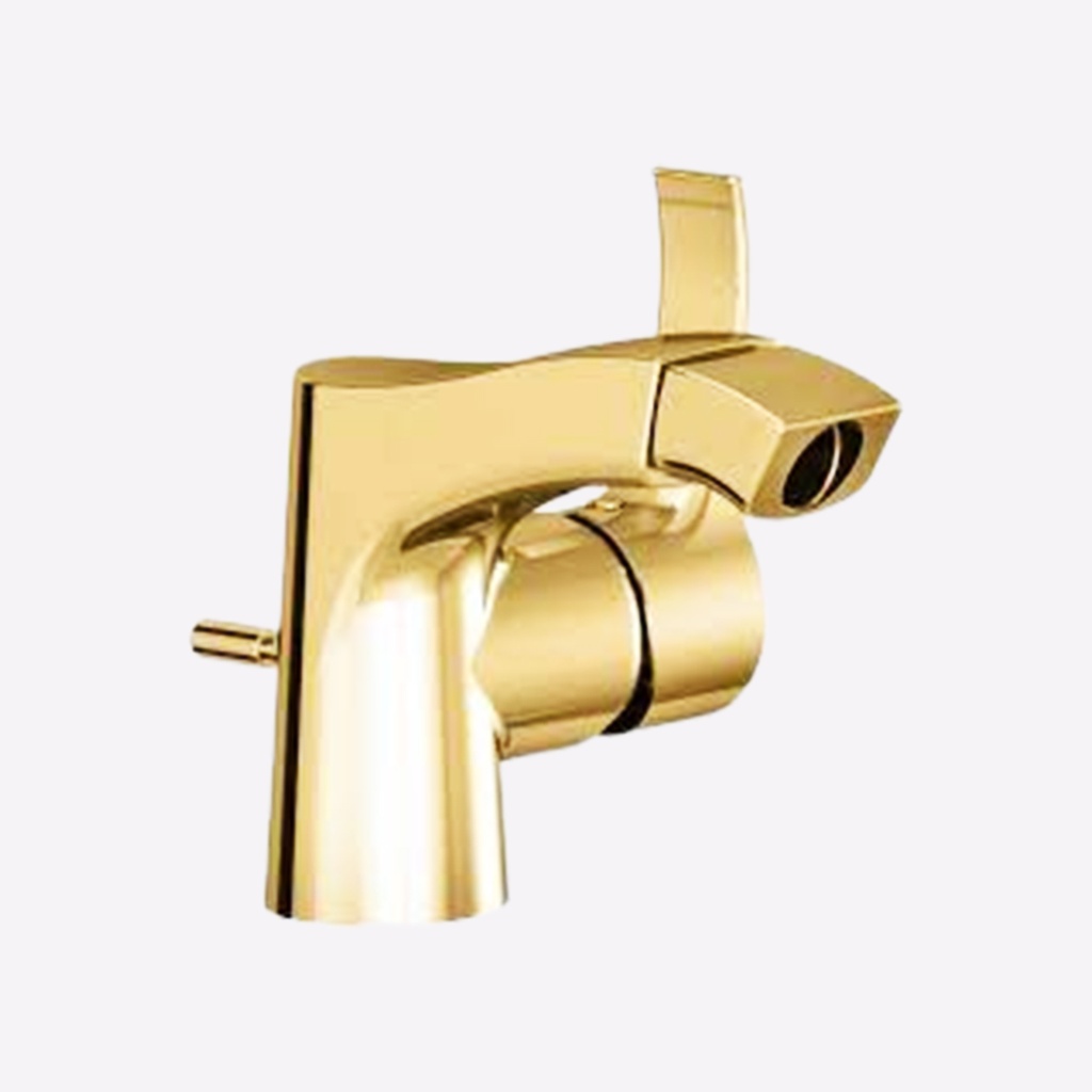 BIDET MIXER SINGLE LEVER DN15 PETRA GOLD - KLUDI | Plaza Middle East