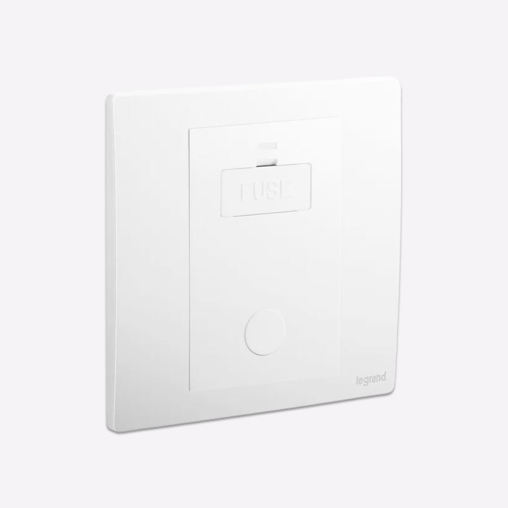 13A FCU UNSWITCHED+CORD OUTLET MALLIA SENSES WHITE - LEGRAND | Plaza ...