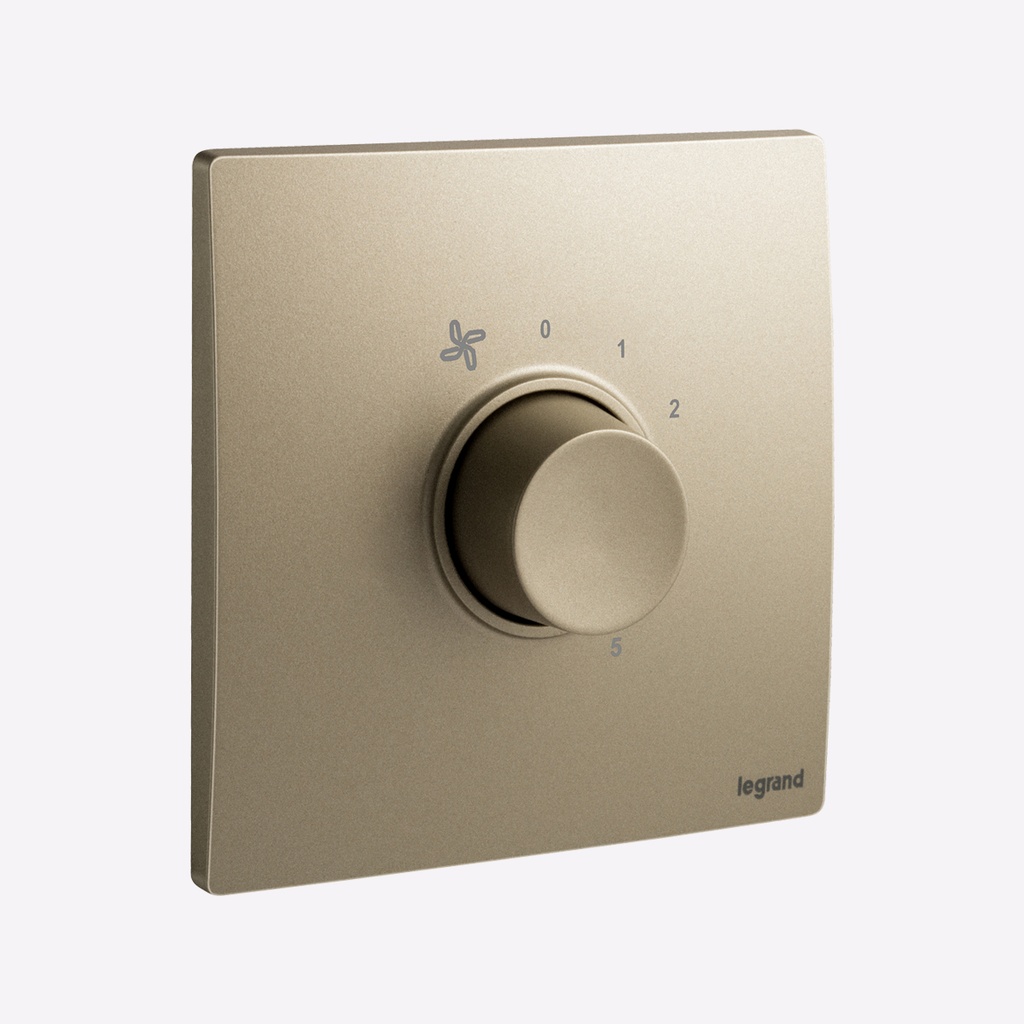 5 SPEED FAN CONTROL MALLIA SENSES D/BRONZE - LEGRAND | Plaza Middle East