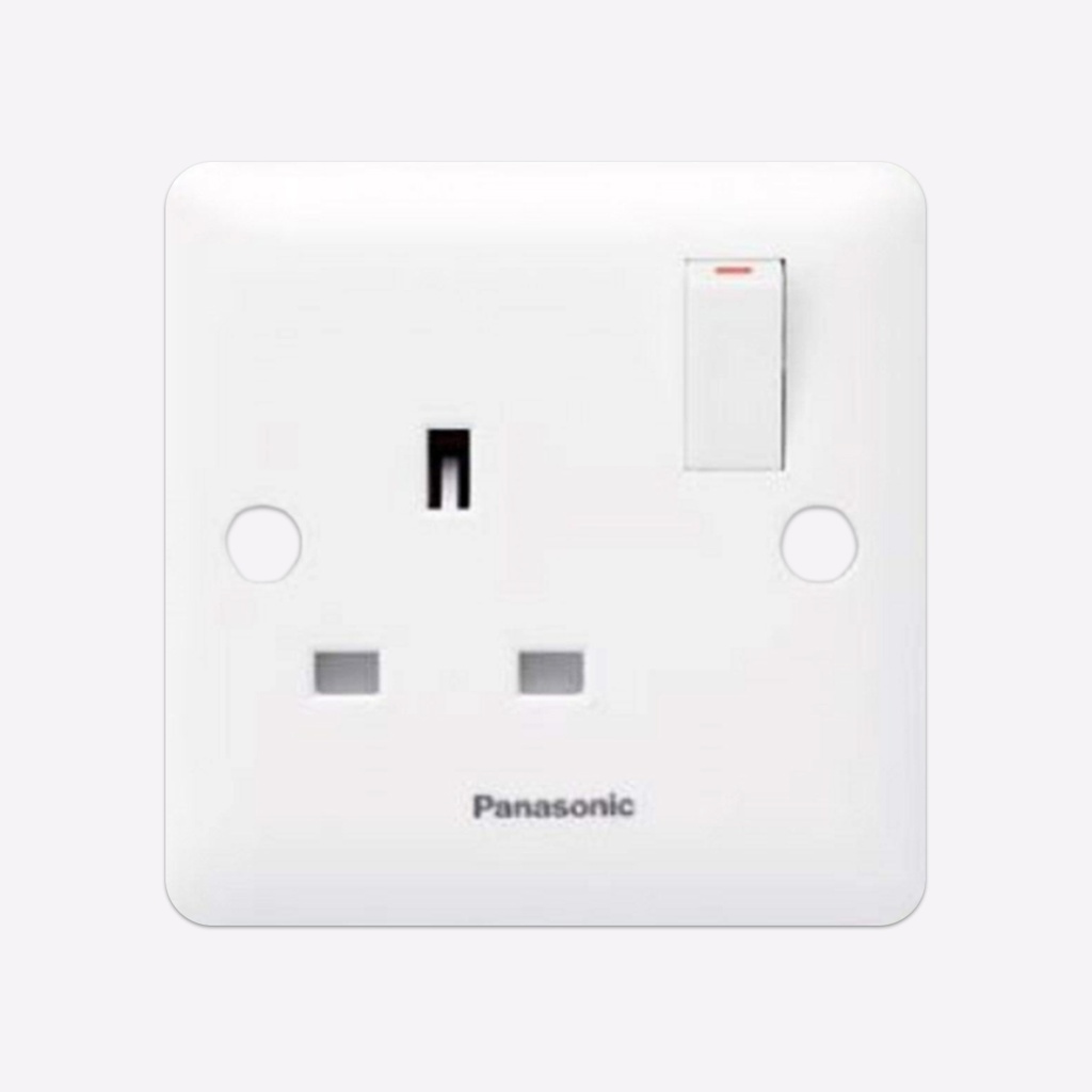 13A 1G S/SOCKET HARMONY WHITE - PANASONIC | Plaza Middle East