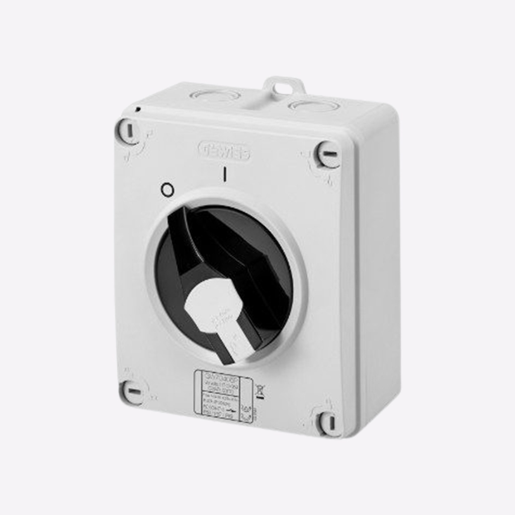ROTARY ISOLATOR SWITCH 40A 3P+N IP66 - GEWISS | Plaza Middle East
