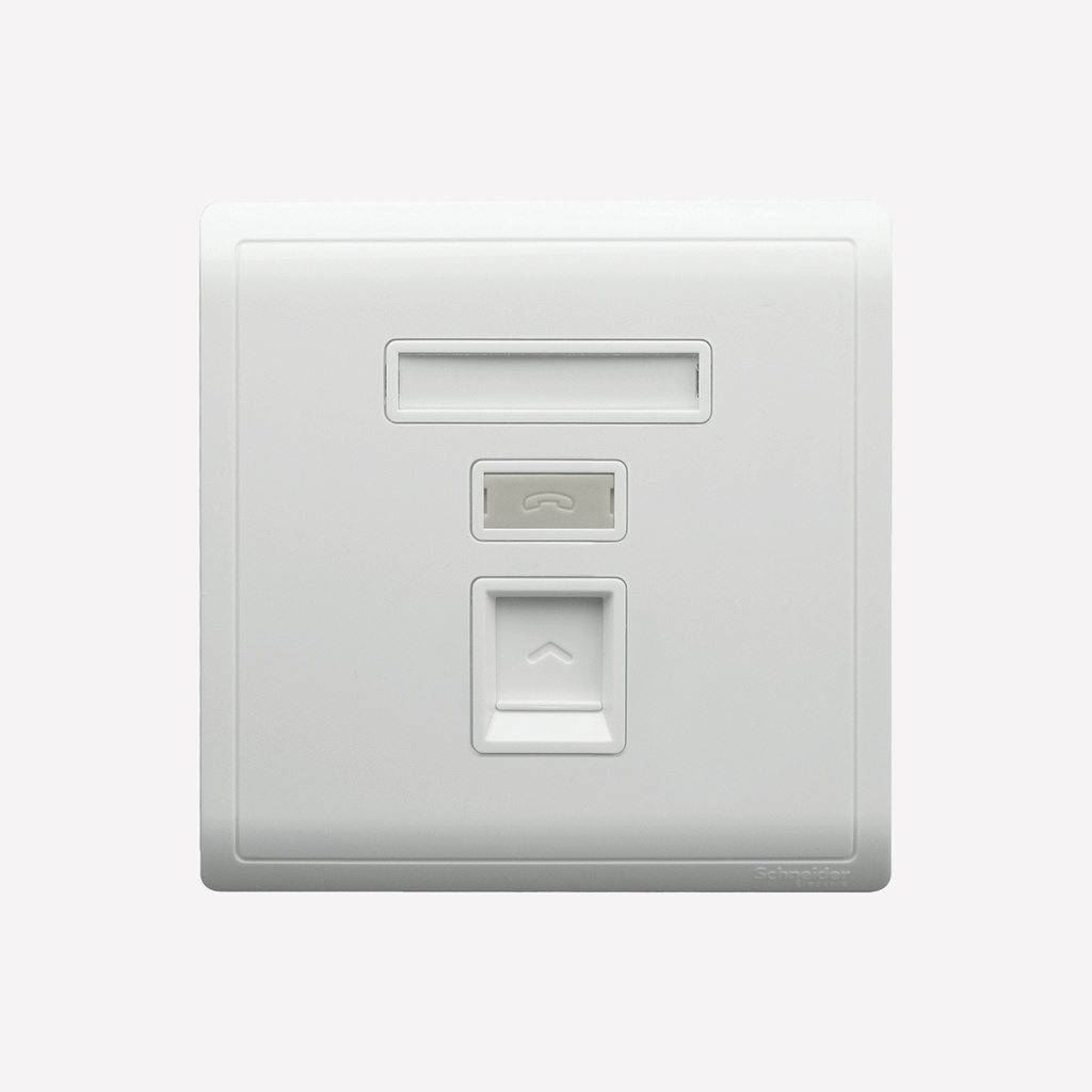 Buy 1G Rj45 Data Face Plate White - Schneider online Dubai,UAE
