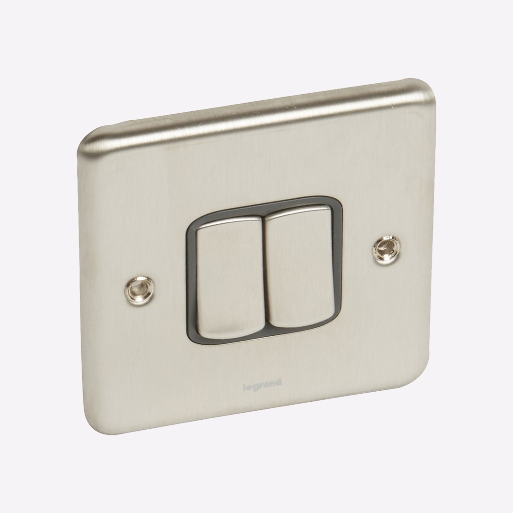 10A 2G 2WAY SWITCH SYNERGY AUTHENTIC BSS - LEGRAND | Plaza Middle East