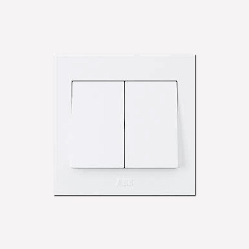 Buy 10 2G 1Way Switch ABB White Kalo Online Dubai | UAE
