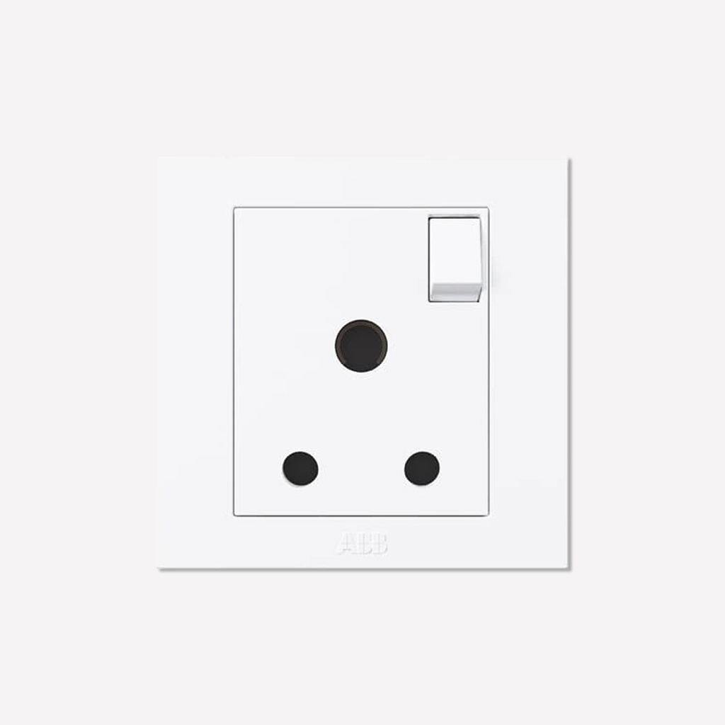 Buy 15A 1G Switched Socket White Kalo UAE | Best ABB Online