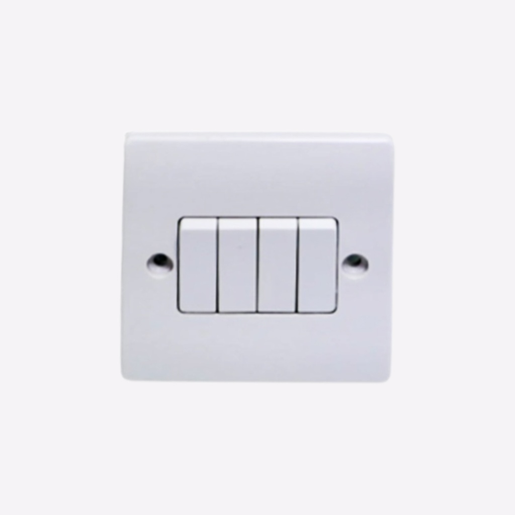 Buy 10A 4G 1Way Switch White | Admore White Switch Dubai