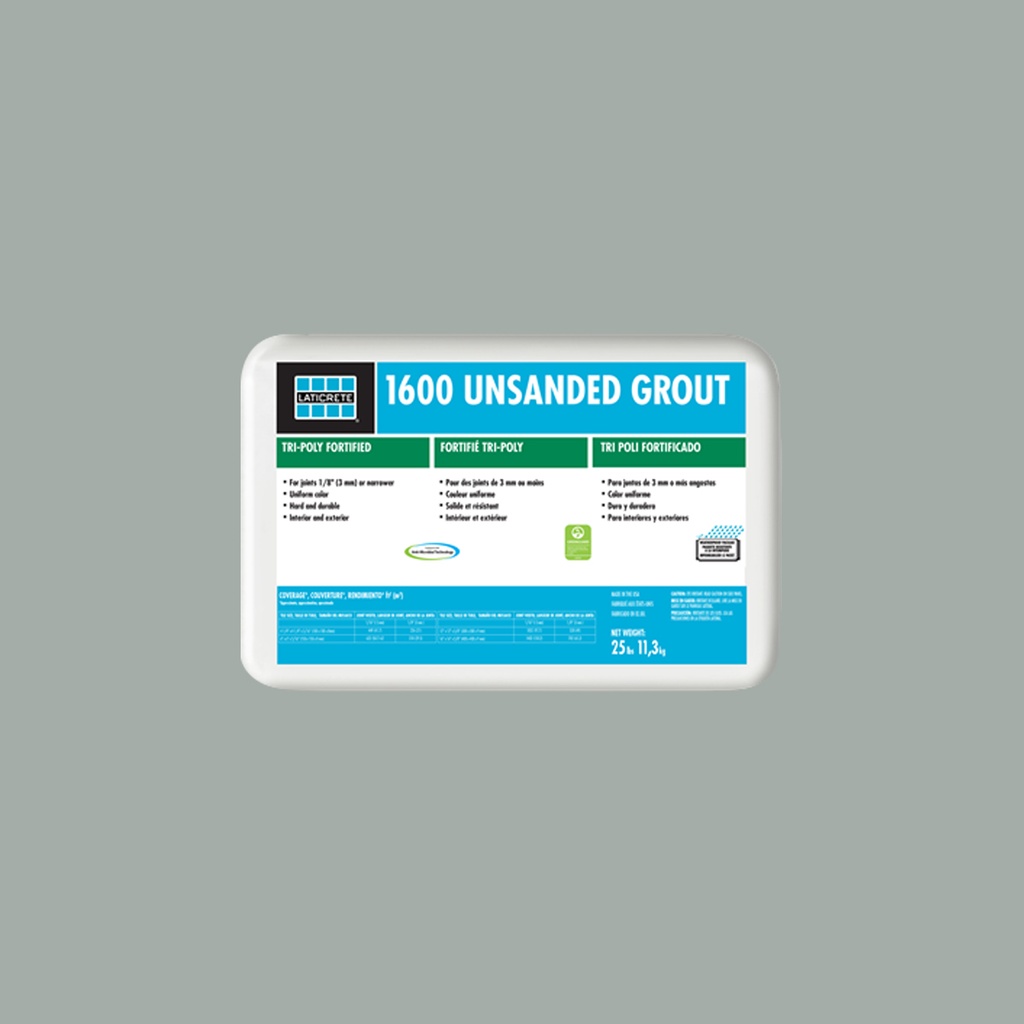UNSANDED GROUT 1678 STRLING SILVER - LATICRETE | Plaza Middle East
