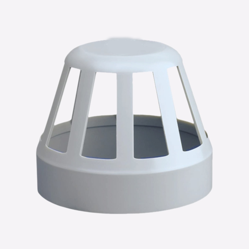 UPVC VENT COWL 4'' GREY - STAR | Plaza Middle East