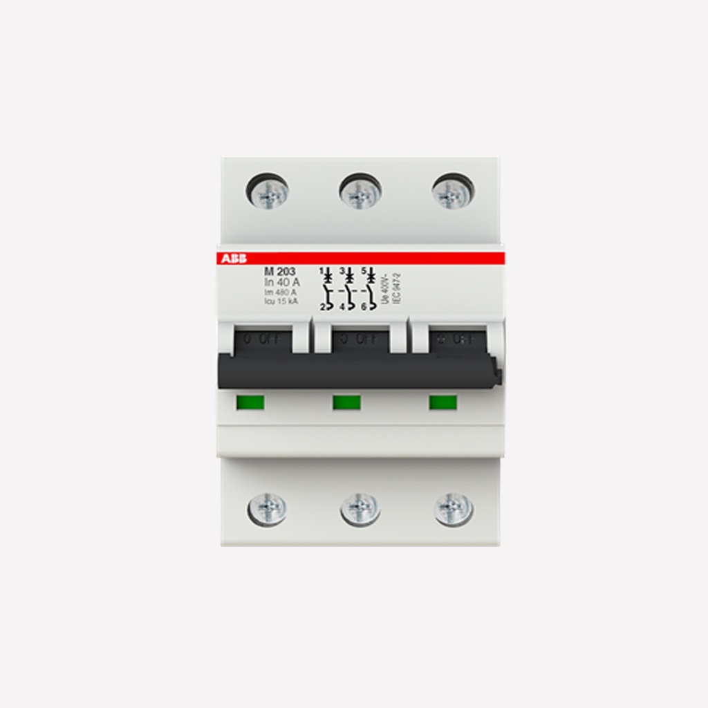 Buy MCB 40A TP 6KA | ABB Branded Miniature Circuit Breaker