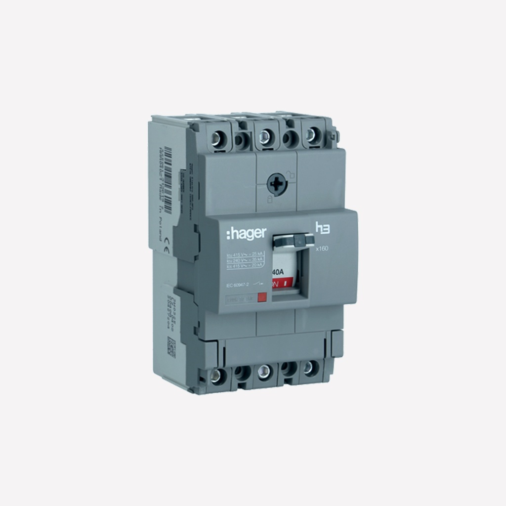 Buy MCCB 40A 3P 40KA - Hager Online Dubai, UAE | Plaza Middleeast