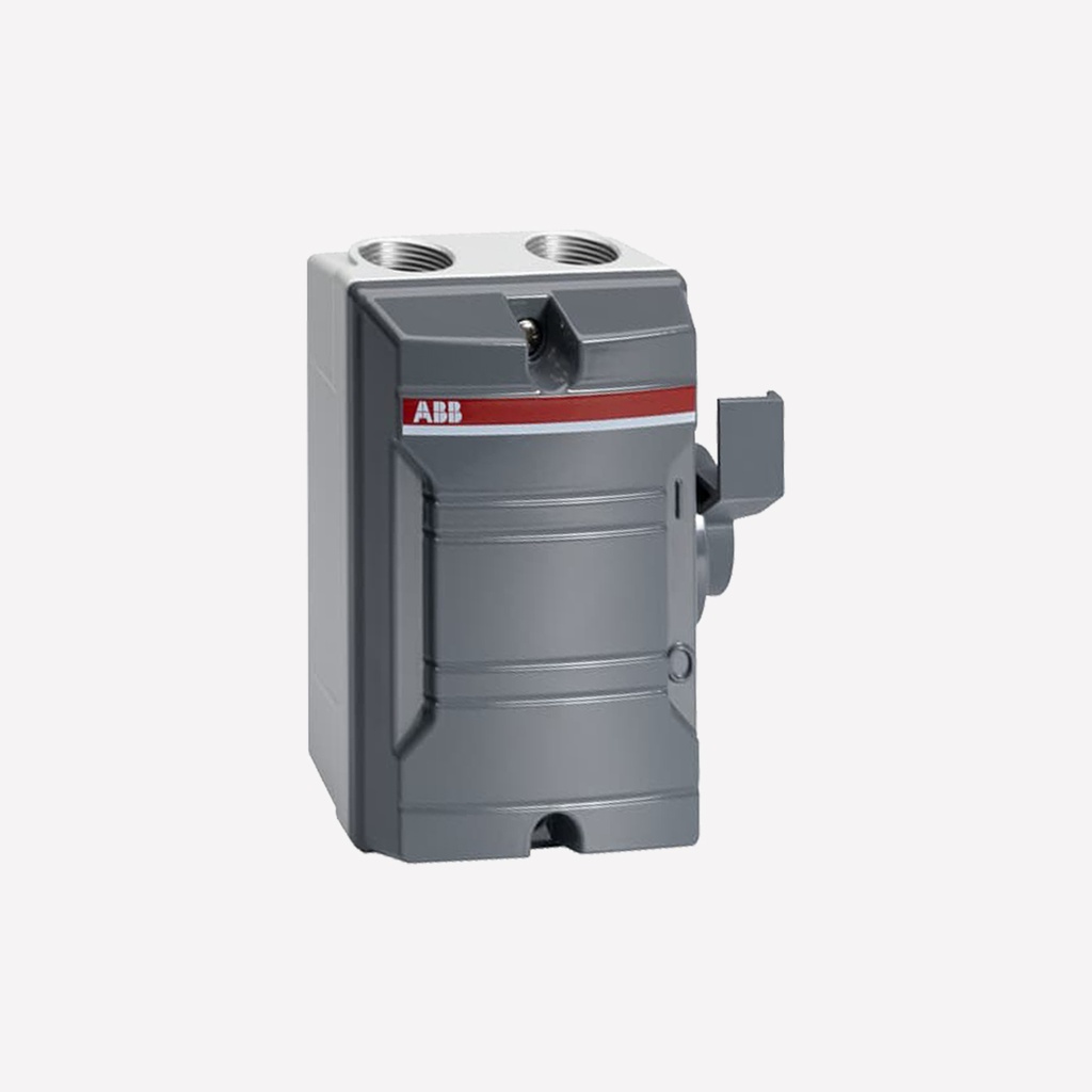 Buy Isolator 25A 2P W/P Metal Body IP65 - ABB Online Dubai, UAE