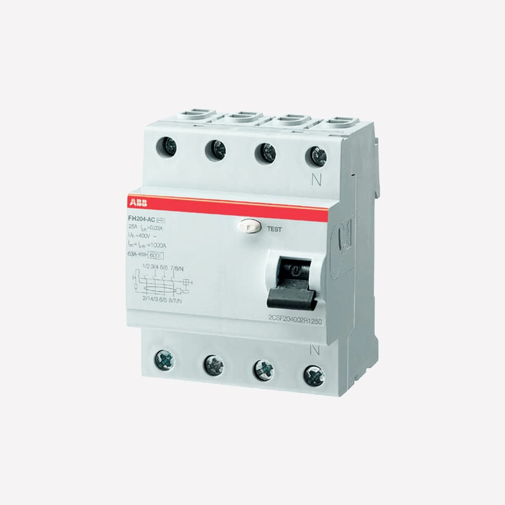 Buy ELCB 63A 100MA 4P - ABB Online Dubai, UAE | Plaza Middleeast