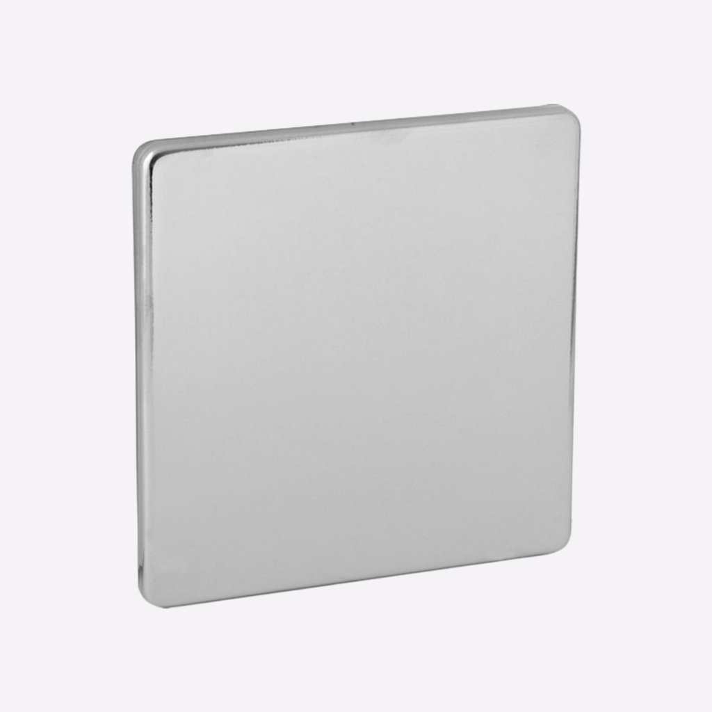 BLANK PLATE 3X3 CHROME - NOVEX | Plaza Middle East