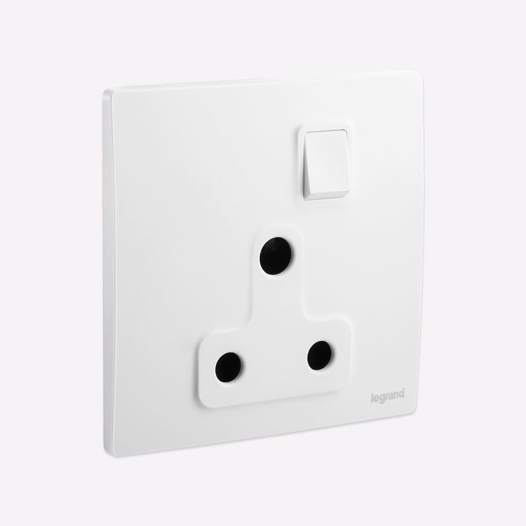Buy 10A 1G 1way Switch Mallia Silver - Legrand online Dubai, UAE