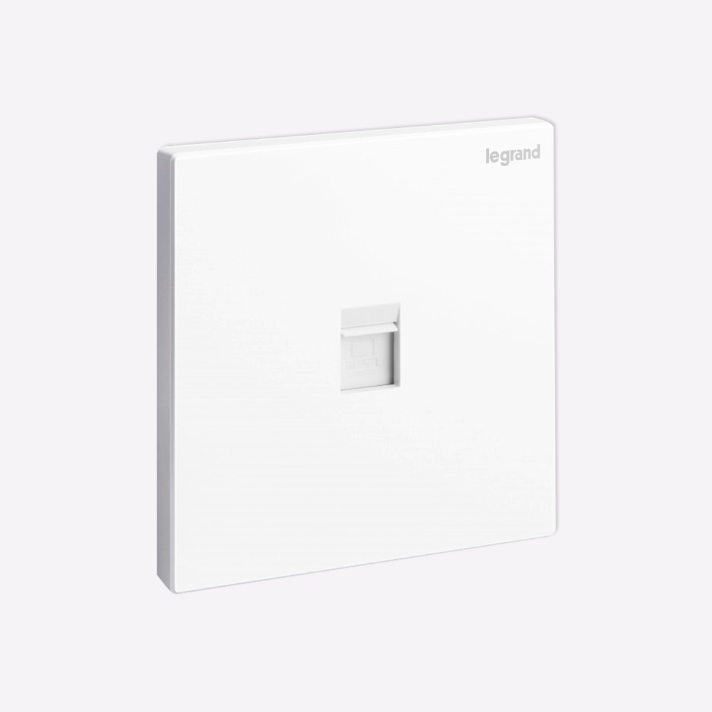 Buy 10A 1G 1way Switch Mallia Silver - Legrand online Dubai, UAE