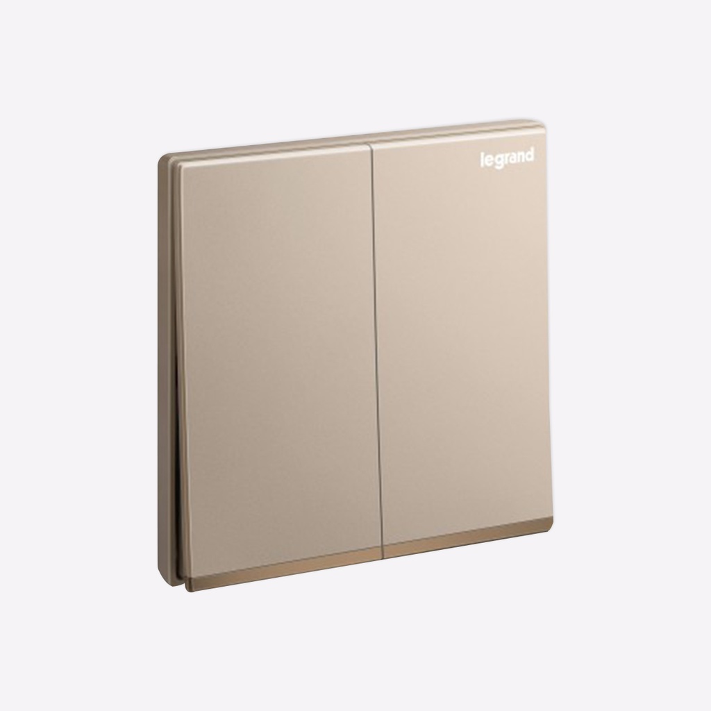 Buy 10A 1G 1way Switch Mallia Silver - Legrand online Dubai, UAE