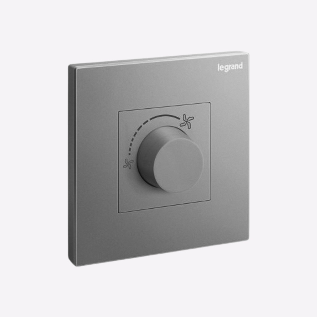 FAN 5 SPEEDS CONTROL GALION DARK SILVER - LEGRAND | Plaza Middle East