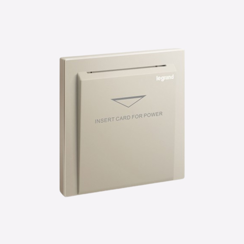 KEY CARD SWITCH 220V GALION CHAMPAGNE - LEGRAND | Plaza Middle East