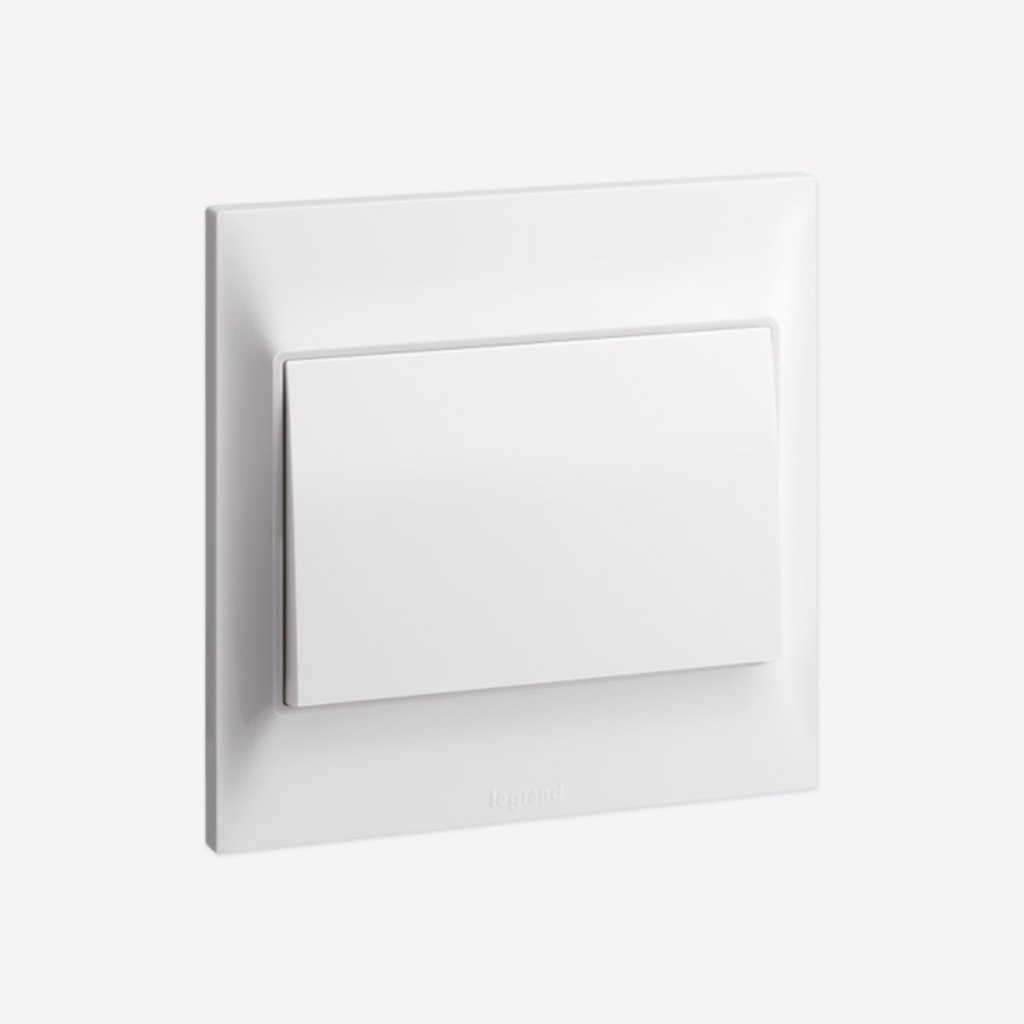 10A 1G 1WAY SWITCH BELANKO-S WHITE - LEGRAND | Plaza Middle East