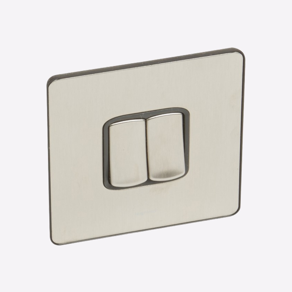 20A 2G 2W SWITCH SYNERGY SLEEK BSS - LEGRAND | Plaza Middle East