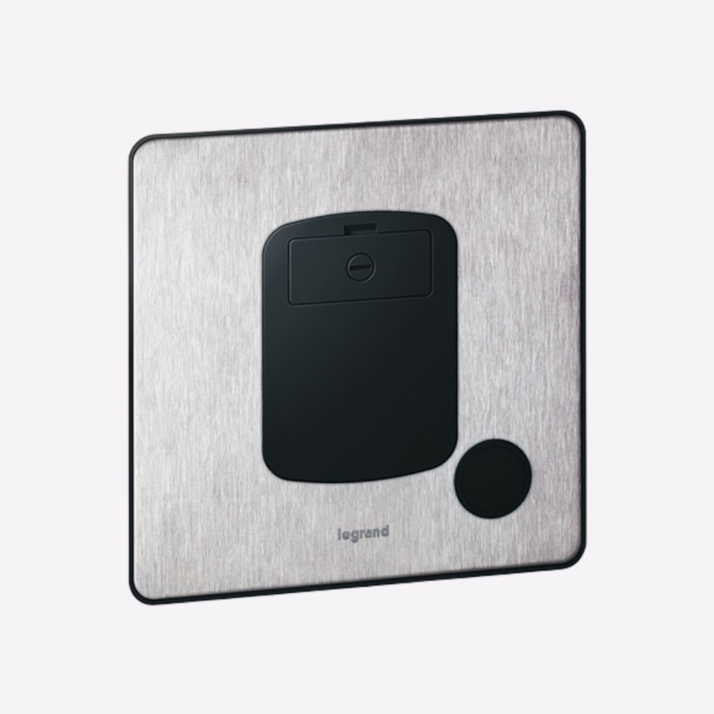 13A FCU UNSWITCHED+CORD OUTLET SYNERGY SLEEK BSS - LEGRAND | Plaza ...