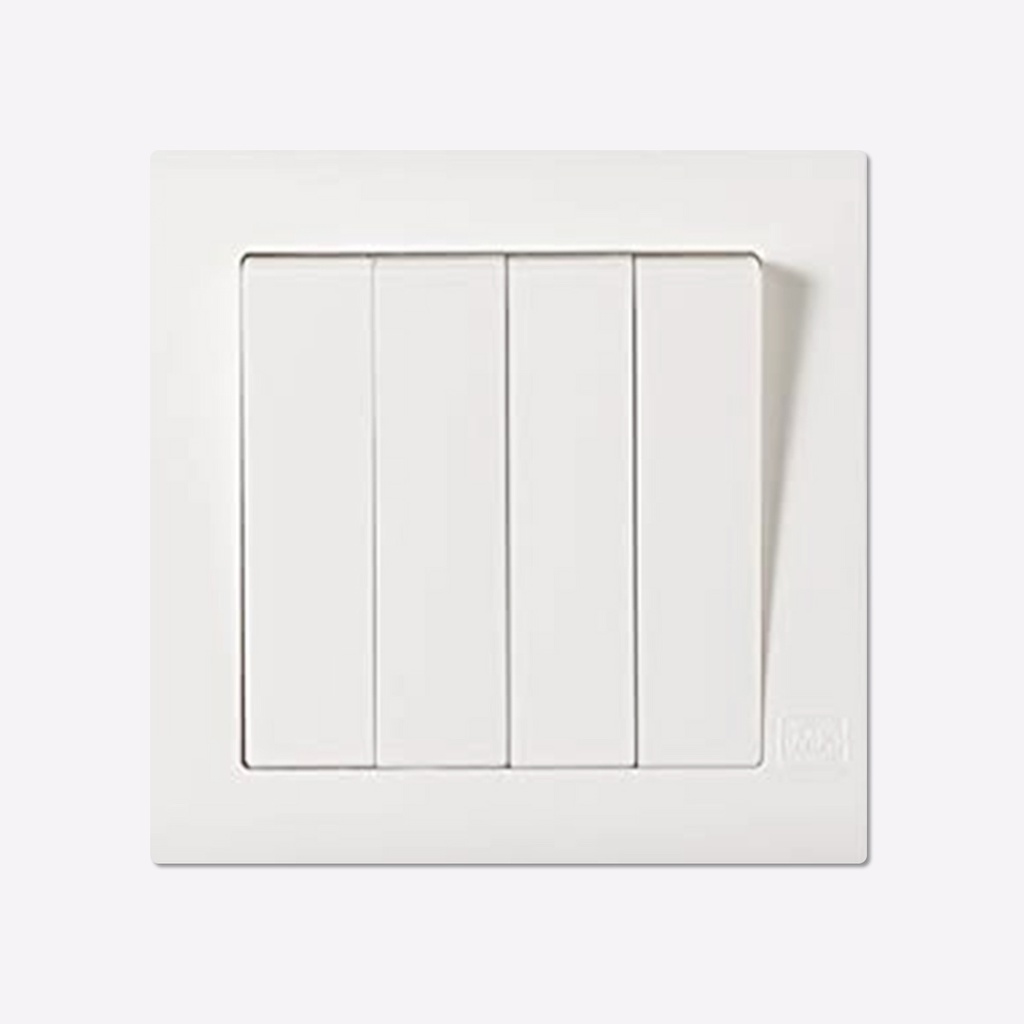 10A 4G 1WAY SWITCH ESSENTIALS WHITE - MK | Plaza Middle East